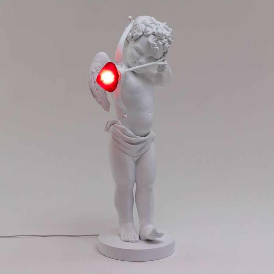 SELETTI lampadaire CUPID LAMP Cupido (Blanc - Résine) - MyAreaDesign